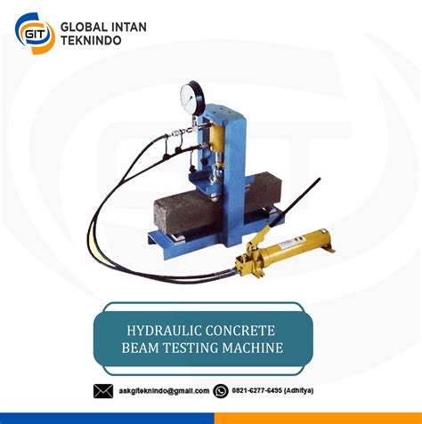 Hydraulic Concrete Beam Testing Machine Pt Global Intan Teknindo