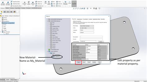 Design Tech Academy Add Material To Part In Solidworks