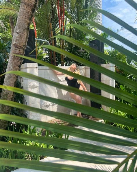Bebe Rexha Soaks Up The Sun In Singapore