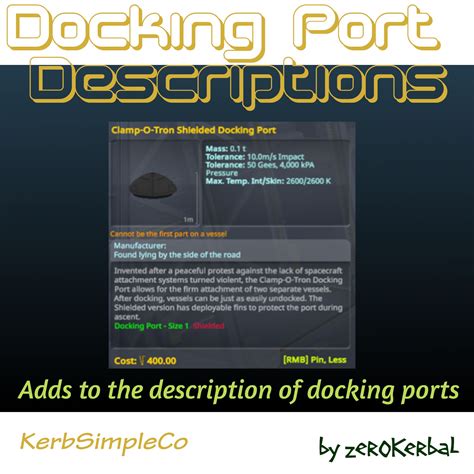 Github Zer0kerbaldockingportdescriptions Module Manager Patch Adds