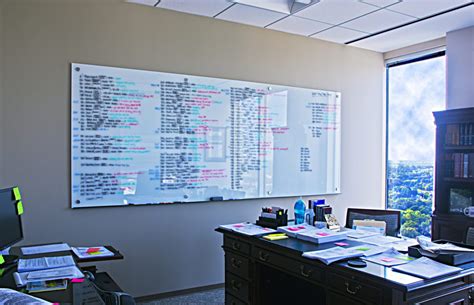 Large Writable Glass Board Trevi Industries Llc