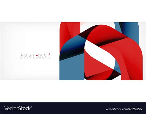 Geometric Abstract Background Multicolored Vector Image