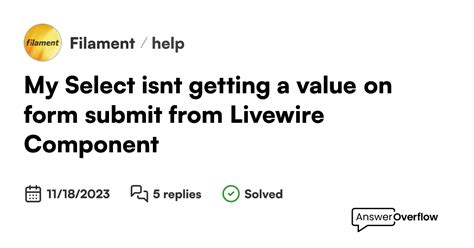 my select isn t getting a value on form submit from livewire component