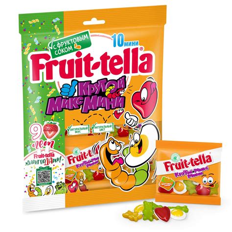 Мармелад жевательный Фрутелла Крутой микс мини 200г купить по цене 207 ₽ в интернет магазине