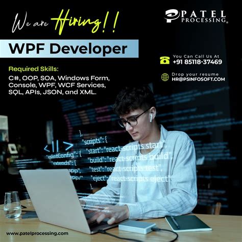 Patel Processing India On Linkedin Wpfdeveloper Vadodarajobs Jobopportunity Jobopening