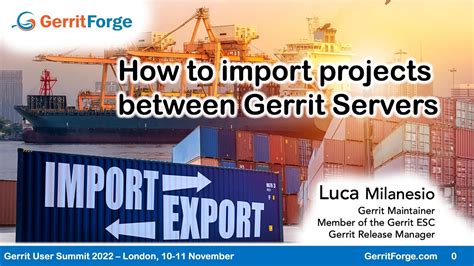 How To Import Projects In Gerrit V37 Youtube