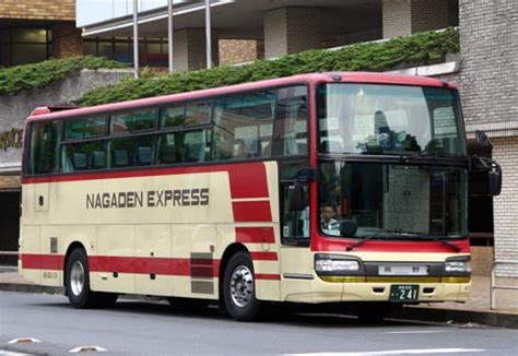 古参車両SA長電バス高速貸切