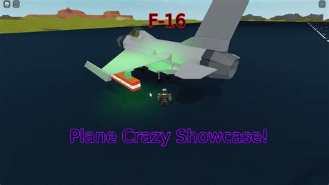 F 16 Showcase Plane Crazy Roblox Youtube
