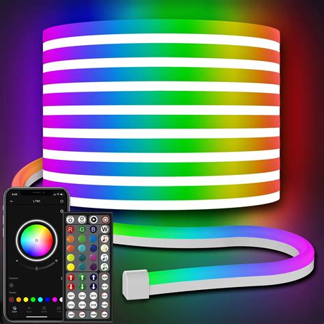 Energizer Smart 2pk Neon Led Light Strips 20 Ft Rgbw Wi Fi