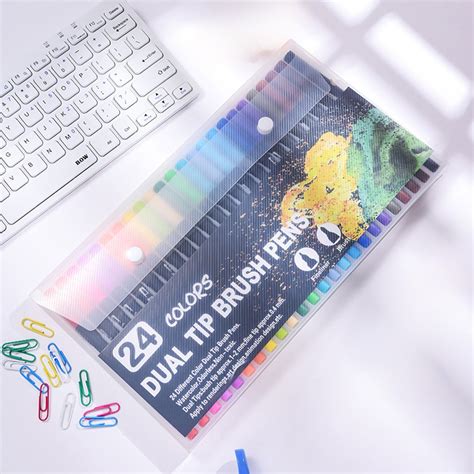 Yoziaaoa 5 Pcs Versatile Coloring Marker Set For Doodling And Outlining