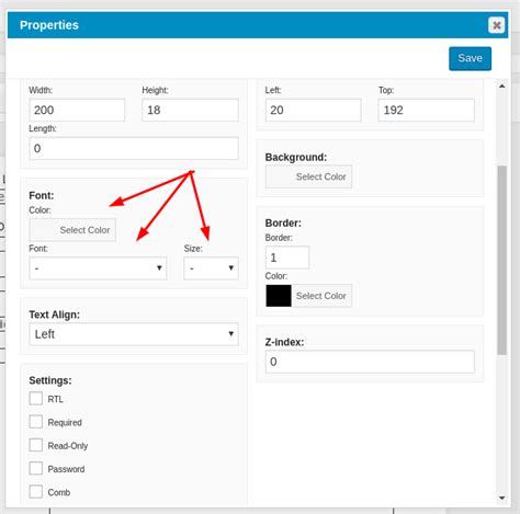 How To Increase The Character Spacing Of The Data Field Help Desk E2pdf Export Pdf Tool