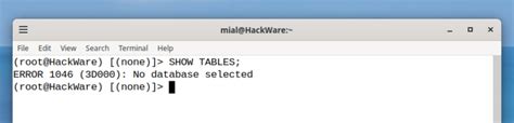“error 1046 3d000 No Database Selected” In Mysql And Mariadb Solved