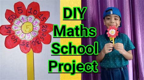 Diy Maths School Project Maths Project For Tables Youtube