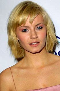 Elisha Cuthbert Shaggy Bob Choppy Bob Hairstyles Short Hair Cuts Hairstyles With Bangs