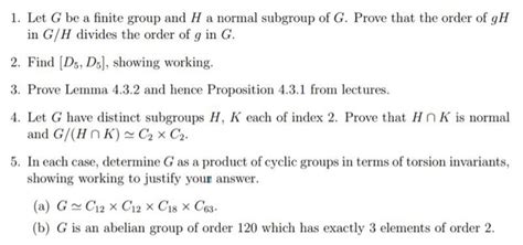 solved let g be a finite group and h a normal subgroup of g