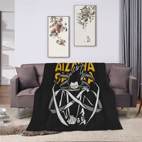 Boku No Hero Academia Aizawa Shota Throw Blankets 60x50 Lightweight Cozy Soft Warm Flannel