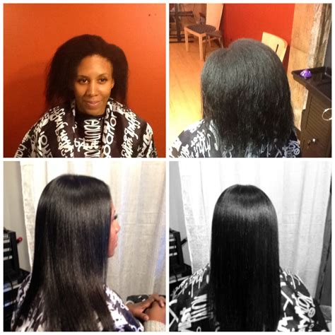 B4 And After Keratin Realhair Keratin Hair Silky