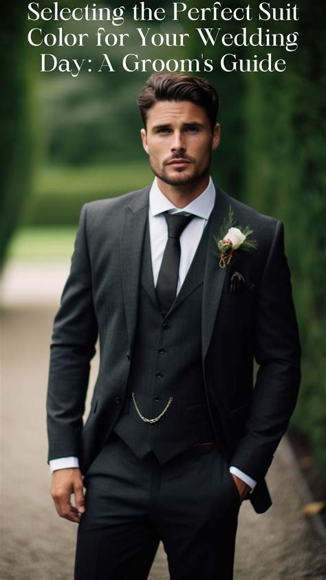 Selecting The Perfect Suit Color For Your Wedding Day A Grooms Guide