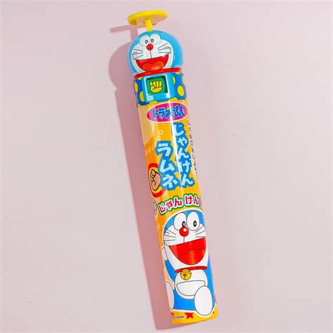 Doraemon Rock Paper Scissors Ramune Candy Tube Blippo