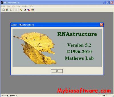 RNAstructure 6 3 Prediction Analysis Of RNA Secondary Structure My Biosoftware
