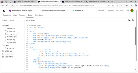 Lista De Exercícios Github E Vercel Html E Css Trabalhando Com