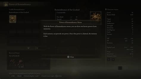 Elden Ring Remembrance All Remembrances Boss Weapon Unlocks And How