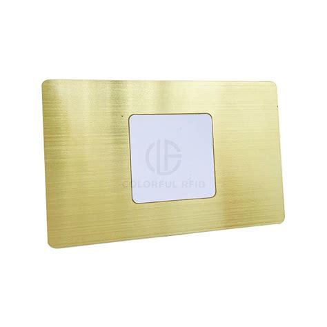 Programable Custom MHz RFID Metal NFC Card