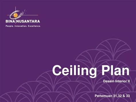 Ppt Ceiling Plan Desain Interior Ii Pertemuan 31 32 And 33 Powerpoint