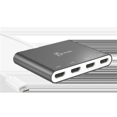 J5create USB C To 4 Port HDMI Multi Monitor Adapter Atbiz USA