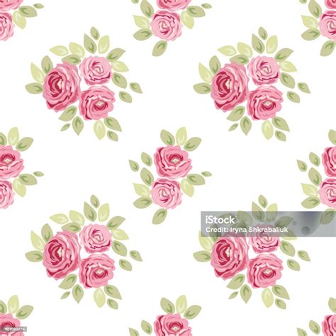 귀여운 빈티지 원활한 누추한 세련 된 꽃 패턴 당신의 장식 작약에 대한 스톡 벡터 아트 및 기타 이미지 작약 포장지 0명 Istock