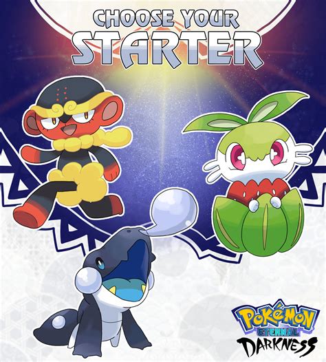 Unova Region Starter Pokemon