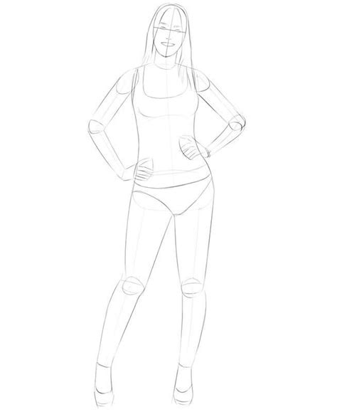 Як намалювати дівчину олівцем поетапно легкі майстер класи для початківців