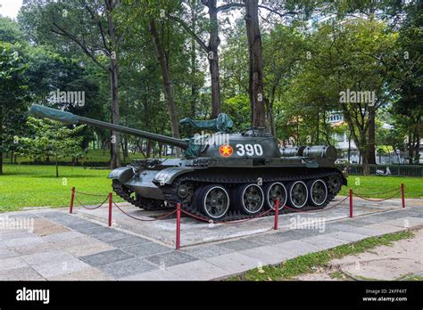 Ho Chi Minh City Vietnam November 07 2022 Type 59 Chinese Tank On The Yard Of Reunification