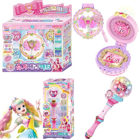 캐치티니핑 티니핑 슈가베리팩트 매직쉐이커 세트 새콤달콤 캐치티니핑 게임기 하츄핑 장난감 시즌 요술봉 위시버킷