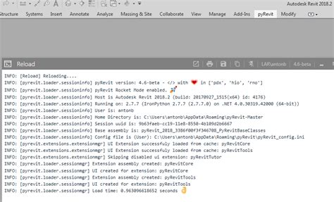 46 Beta Custom Extension Doesnt Load · Issue 383 · Pyrevitlabspyrevit · Github