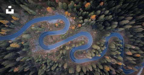 도로와 나무가있는 푸른 길 사진 Unsplash의 무료 돌로미티 이미지