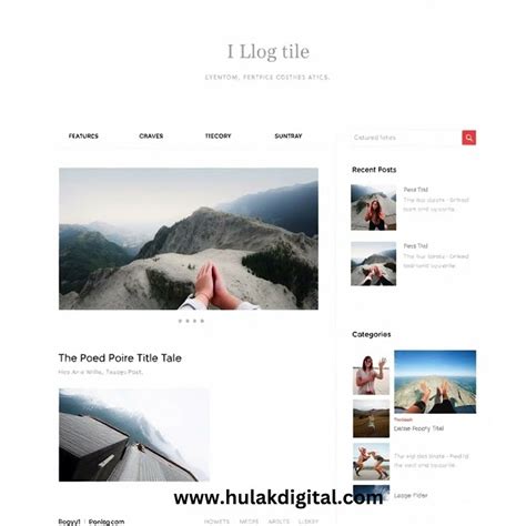 Blogging Websites Designs 04 Hulak Digital Staticwebsitedesign Webdesign Creativewebsite