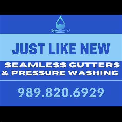 Just Like New Seamless Gutters And Pressure Washing Services Oscoda Mi