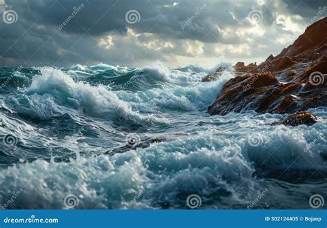 Ai In Oceanographic Data Analysis Royalty Free Stock Image