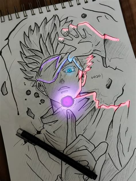 Gojo Drawing Sketch Book Anime Drawing Books Meaningful Drawings