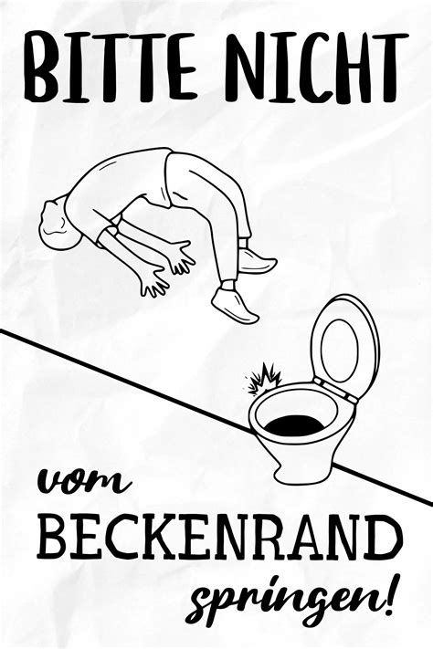 Boris Beckenrand Lustiger Spruch Poster Plate Fürs Badezimmer And Wc Maondo
