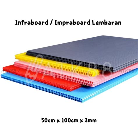 Jual Infraboard Impraboard Lembaran 50 X 100 Cm Shopee Indonesia