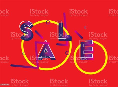 판매아름 다운 디자인 요소와 글꼴 비문 평면 벡터 일러스트 Eps 10 가격에 대한 스톡 벡터 아트 및 기타 이미지 가격