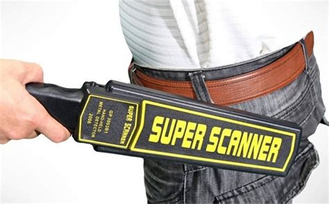 Portable Handheld Security Metal Detector High Sensitivity Metal Scanner Alarm And Vibration