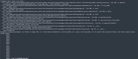 Valueerror Expected Parameter Loc Tensor Of Shape 64 1 Of Distribution Normalloc Torch