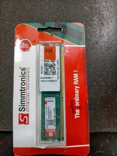 simmtronics 2 gb ddr3 at rs 350 piece in new delhi id 25854624555
