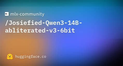 Mlx Community Josiefied Qwen B Abliterated V Bit Hugging Face