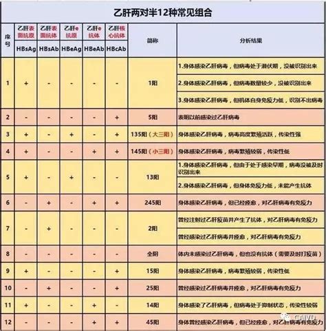传染病四项检查报告解读