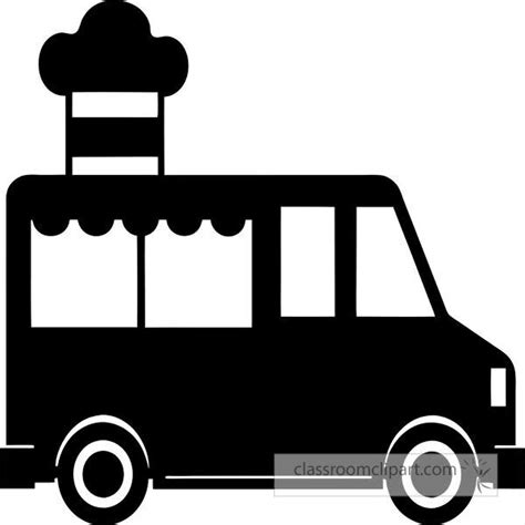 Transportation Silhouette Clipart Silhouette Of An Ice Cream Truck