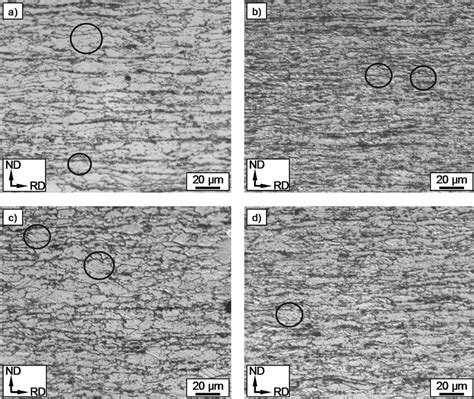 Microstructures Of Strips After One A And Two B Passes In Asr As Download Scientific